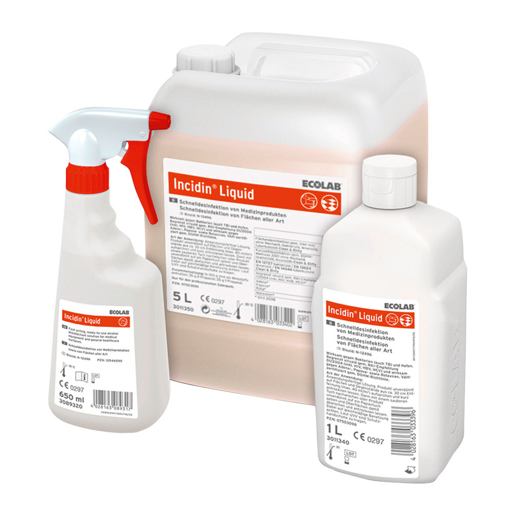 Incidin Liquid Spray | Flächenreinigung und -desinfektion ...