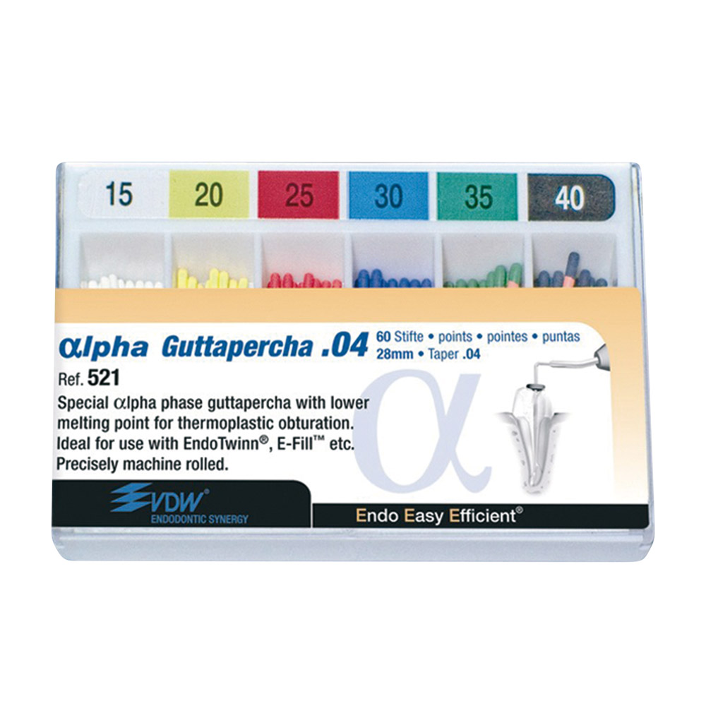 alpha Guttapercha | Guttapercha, Papierspitzen und Silberspitzen ...
