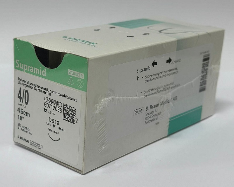 Supramid schwarz USP 4-0 B. Braun | Chirurgie | Instrumente | Praxis ...