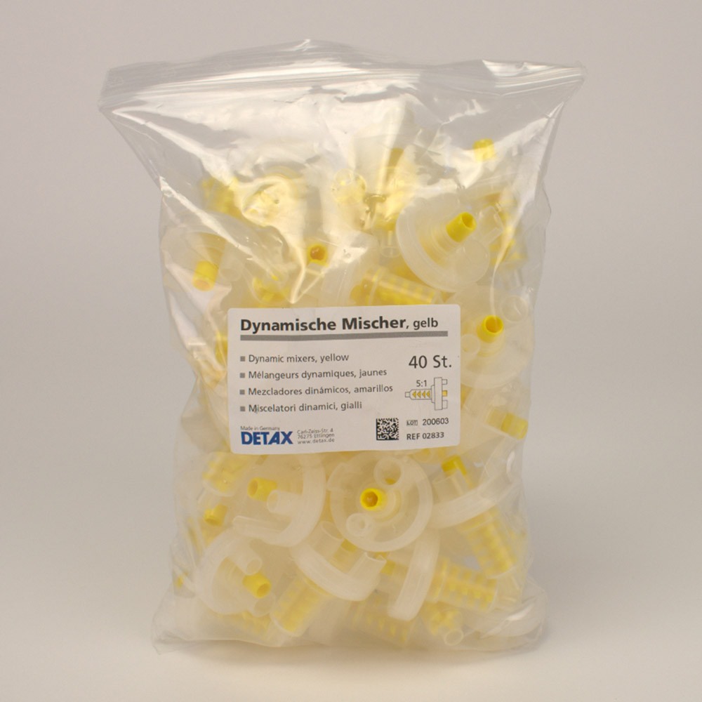 Dynamische Mischer gelb | Mischkanülen und Dispenser | Einwegartikel ...