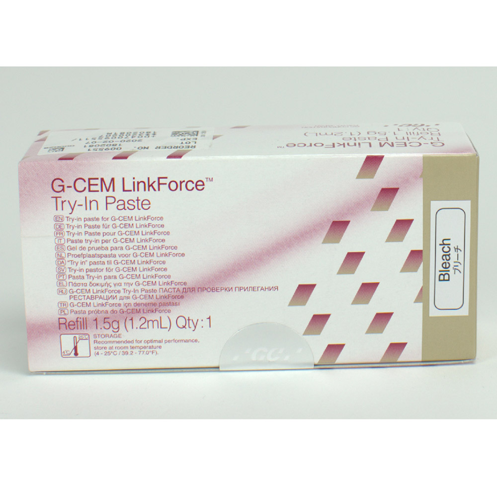 GC G-CEM LinkForce Try In Paste | Befestigungsmaterialien | Füllungen ...
