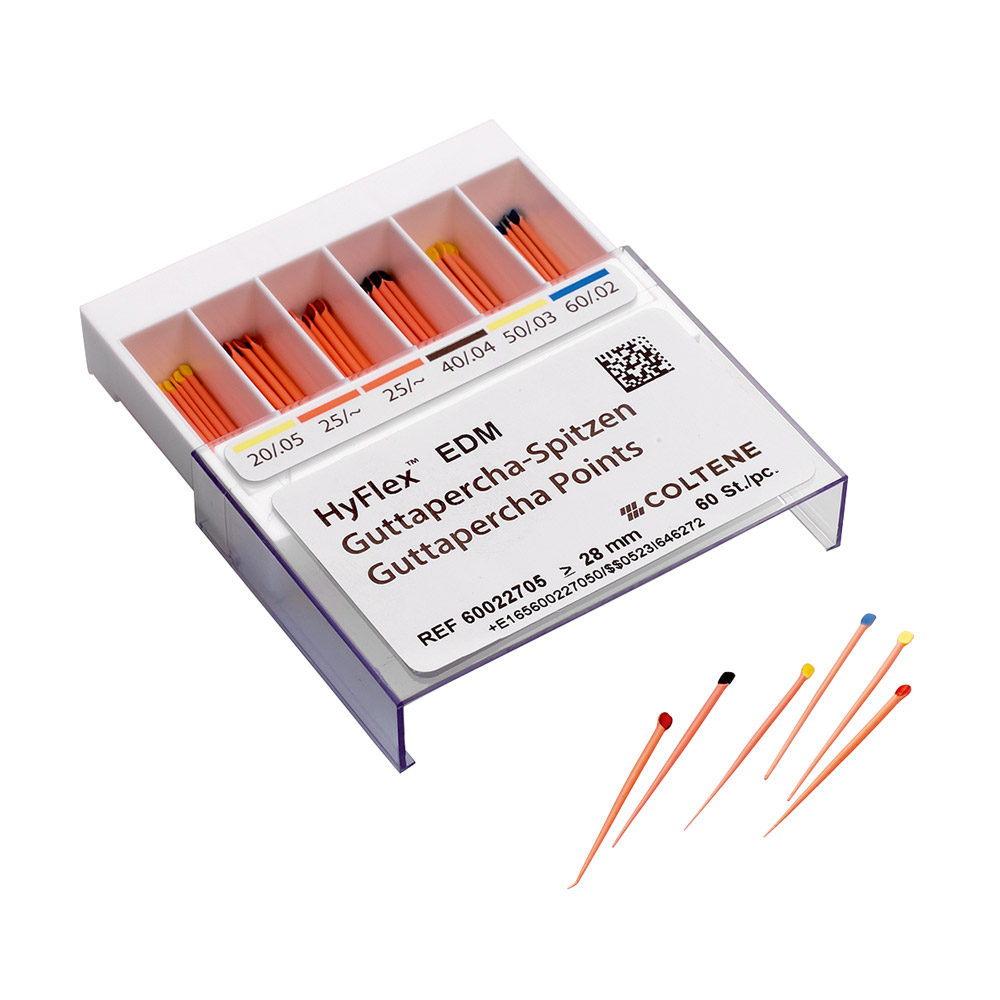 HyFlex EDM Guttaperchaspitzen | Guttapercha, Papierspitzen und ...
