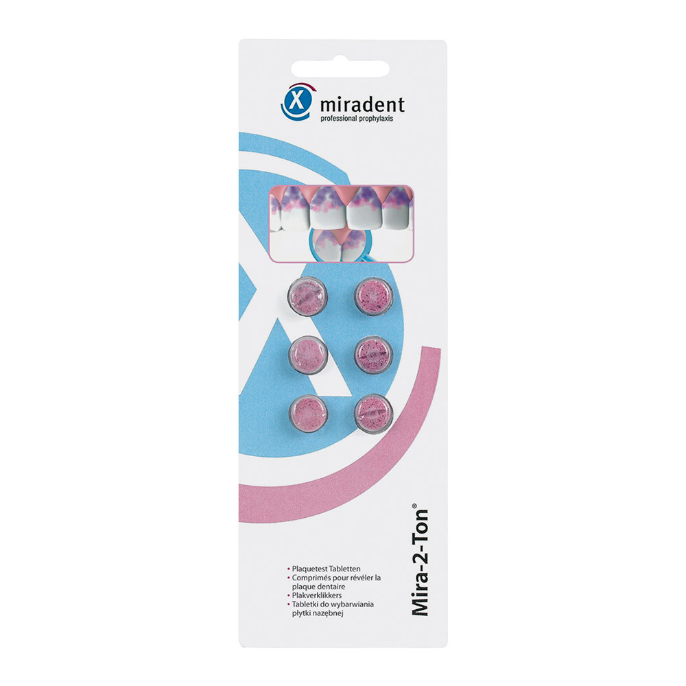 Mira-2-Ton Plaquetest-Tabletten | Plaque-Erkennung und Kariesdiagnostik ...