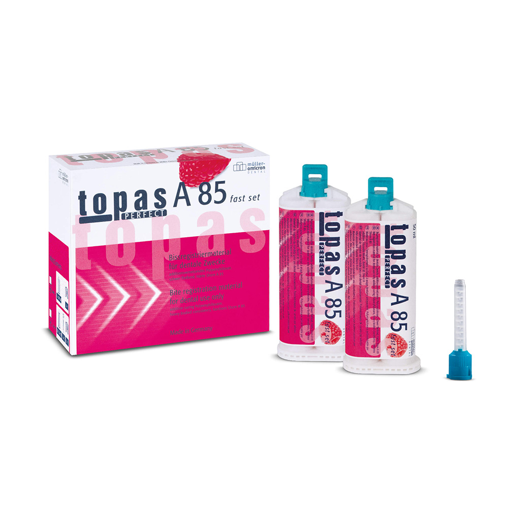 2+1 topas PERFECT A85 fast, 2 x 50 ml Kartuschen | Bissregistrierung ...