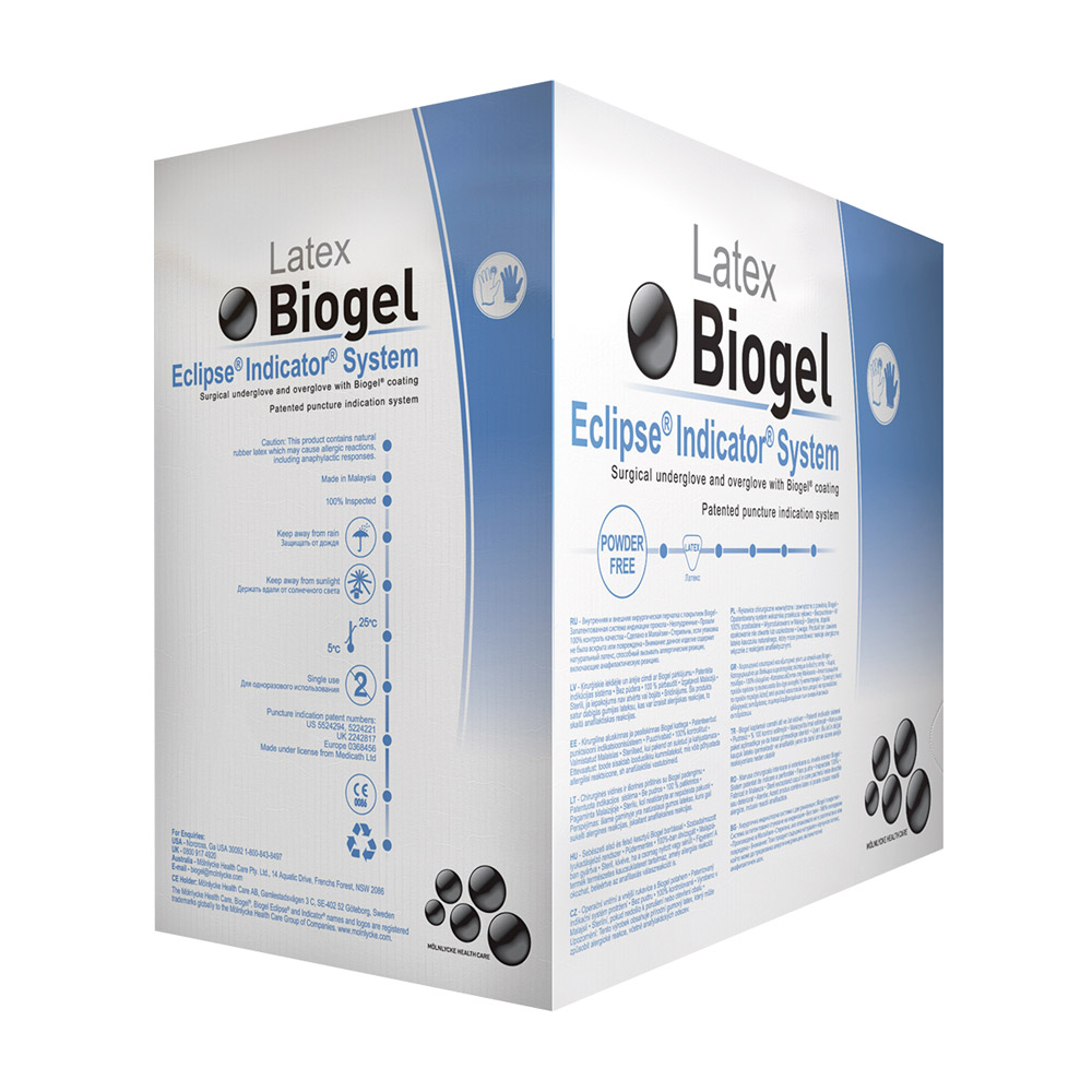 Biogel Eclipse Indicator | Latex-Untersuchungshandschuhe puderfrei ...